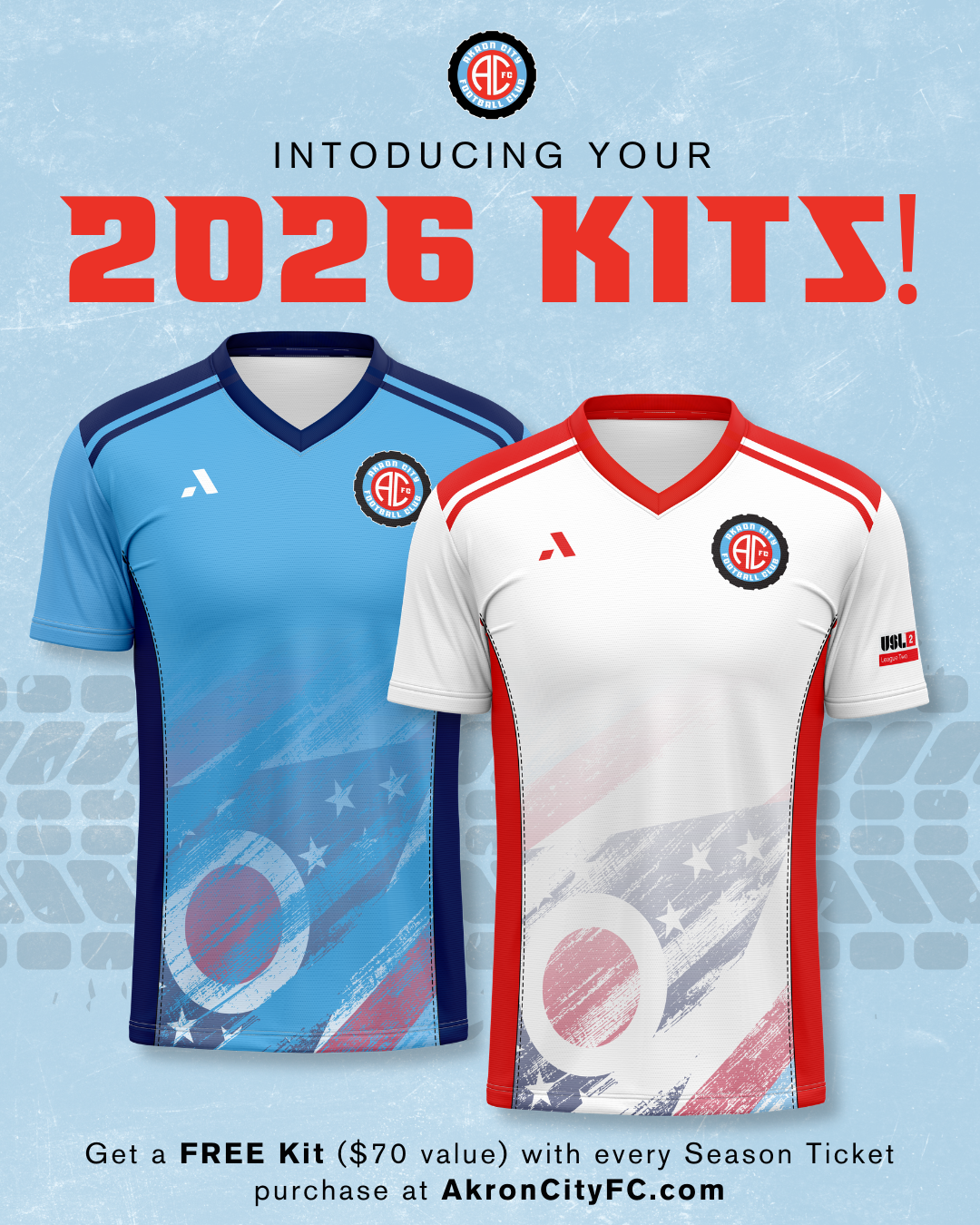 Akron City FC Replica Jersey (Customizable) – Arrivo Athletic Wear
